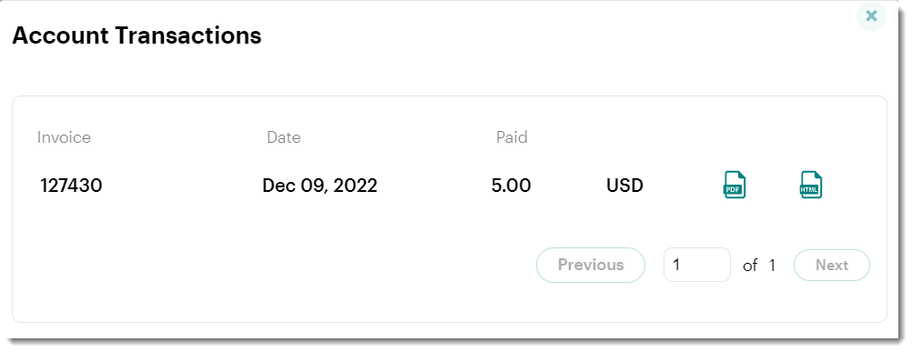 View Your Invoices – Libsyn 5