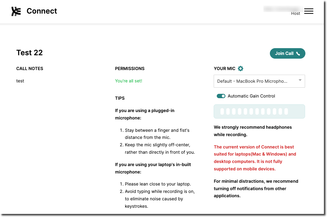 Use the Join Call Page in Connect – Libsyn 5