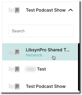 View Your Pro Network Admin Dashboard – Libsyn 5