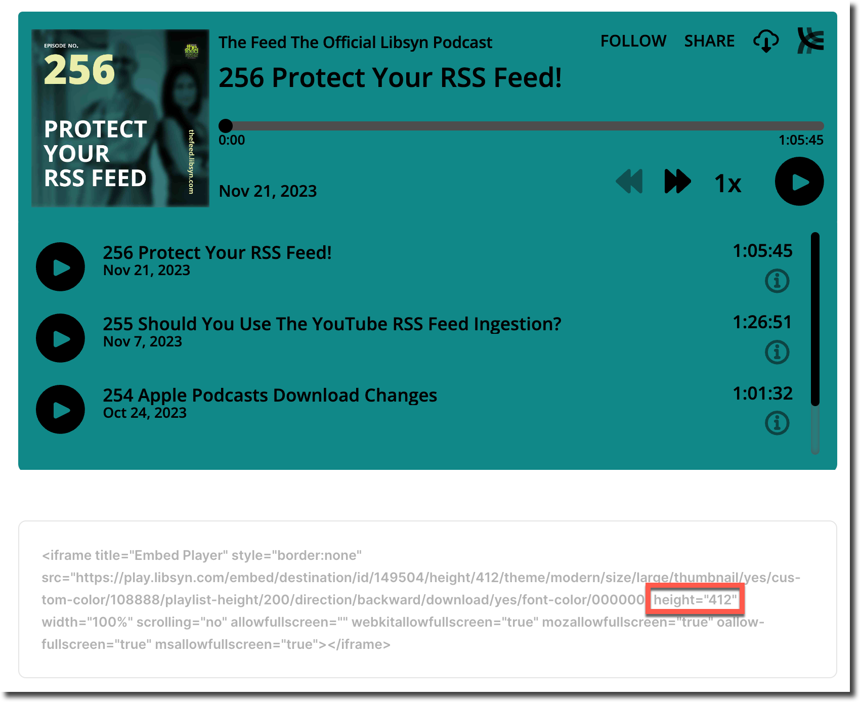 Customize and Share the Libsyn Media Player for Your Podcast – Libsyn 5