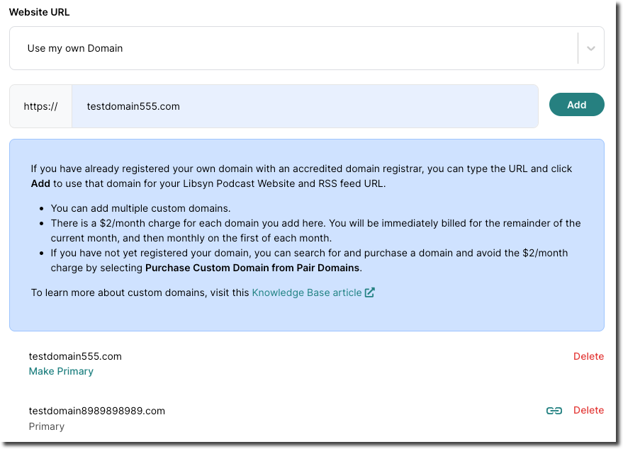 Use Your Own Domain Name for Your Libsyn Podcast Website – Libsyn 5